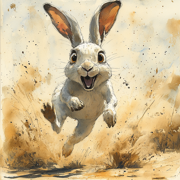 “Rabbit” | Unusual Colors – Digital and AI art